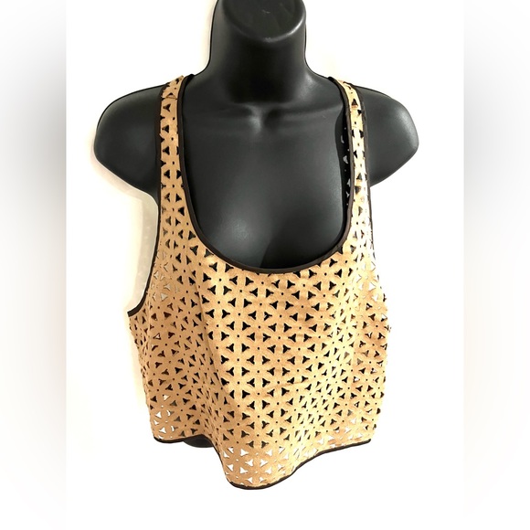 French Connection | Tops | French Connection Faux Suede Razorback Laser ...